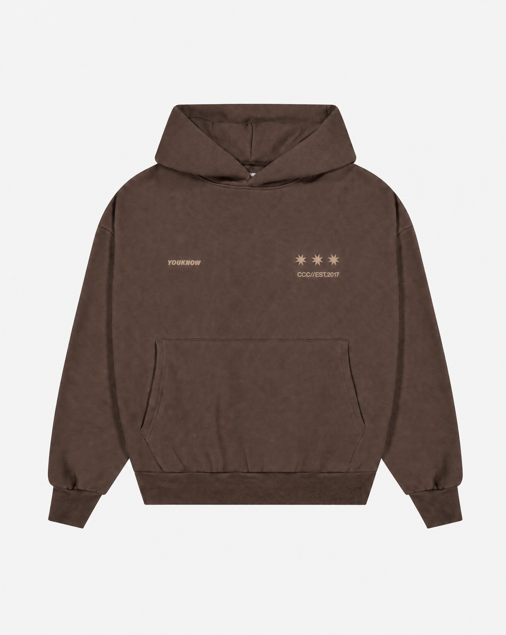 Big Back Hoodie | Chocolate – YOUKNOW. CLOTHING